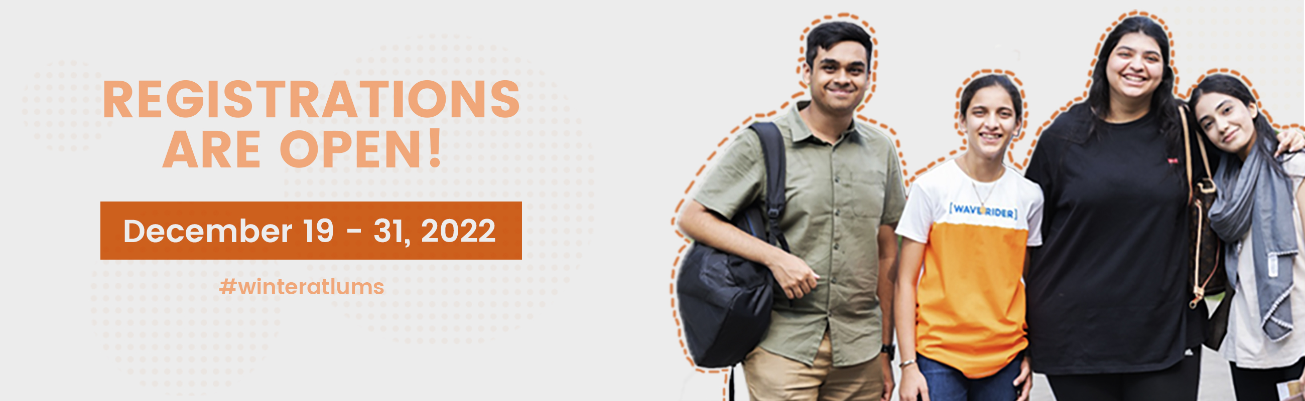 Registrations Open for Winter School 2022! | Welcome to LUMS
